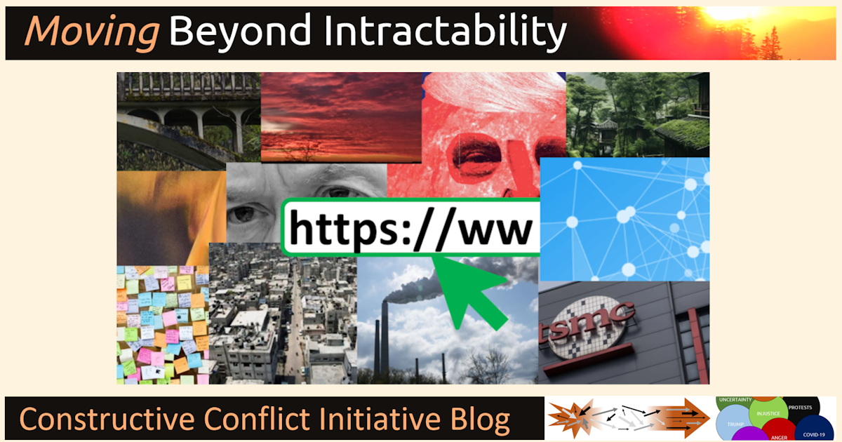 Colleague and Context Posts for the Week of January 28, 2024 | Beyond Intractability