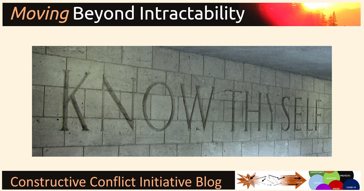 Anne Leslie: Know Thyself | Beyond Intractability