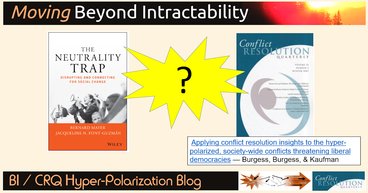 The False Flag of Hyper-Polarization A Response to Guy and Heidi Burgess’ Critique of The ...