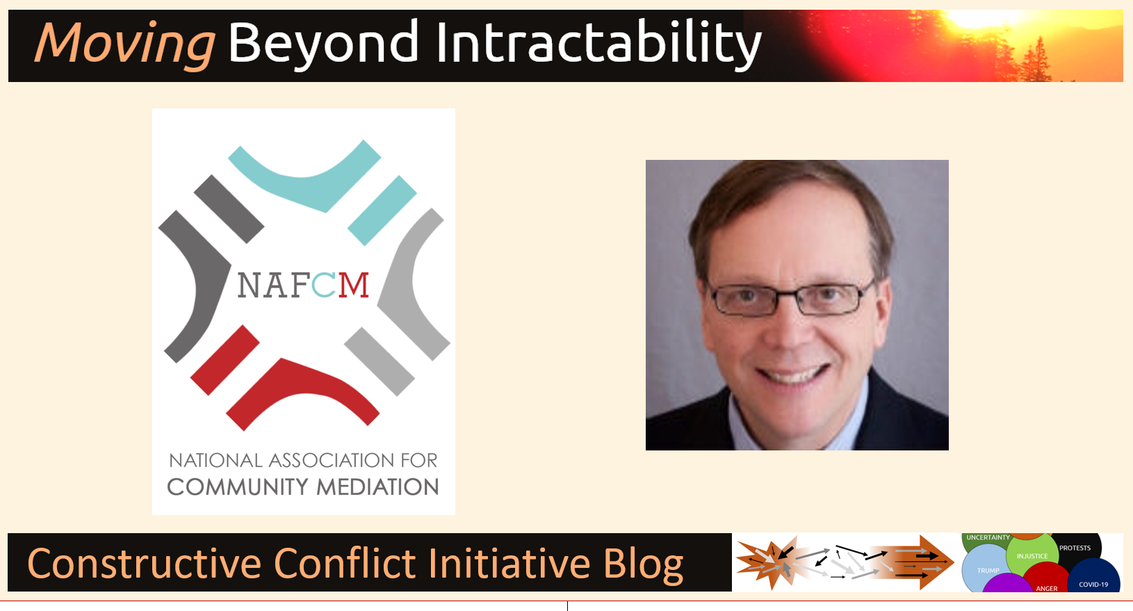 D.G. Mawn Talks About Community Mediation and NAFCM | Beyond Intractability